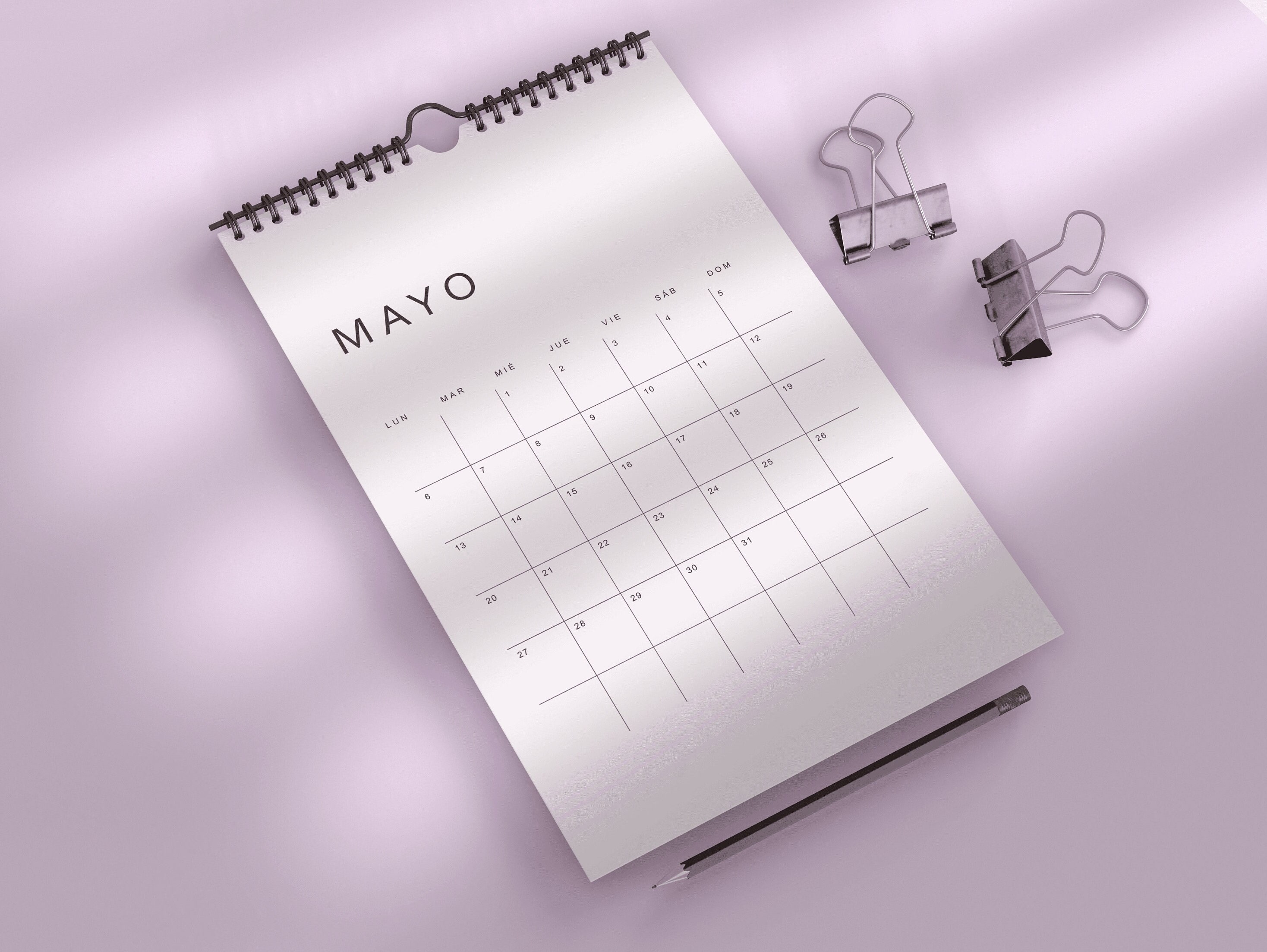 Printable 2024 Calendar in Spanish Calendario Español Monthly - Etsy