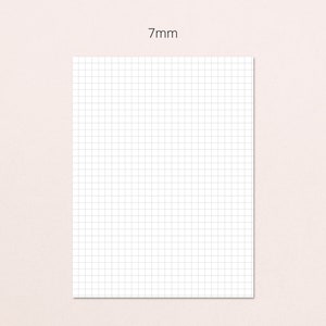 Graph Paper Pack 7 Printable Templates, A4 A5 Letter & Half, Graph Grid ...