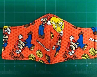 Mario Bros Mask - Etsy