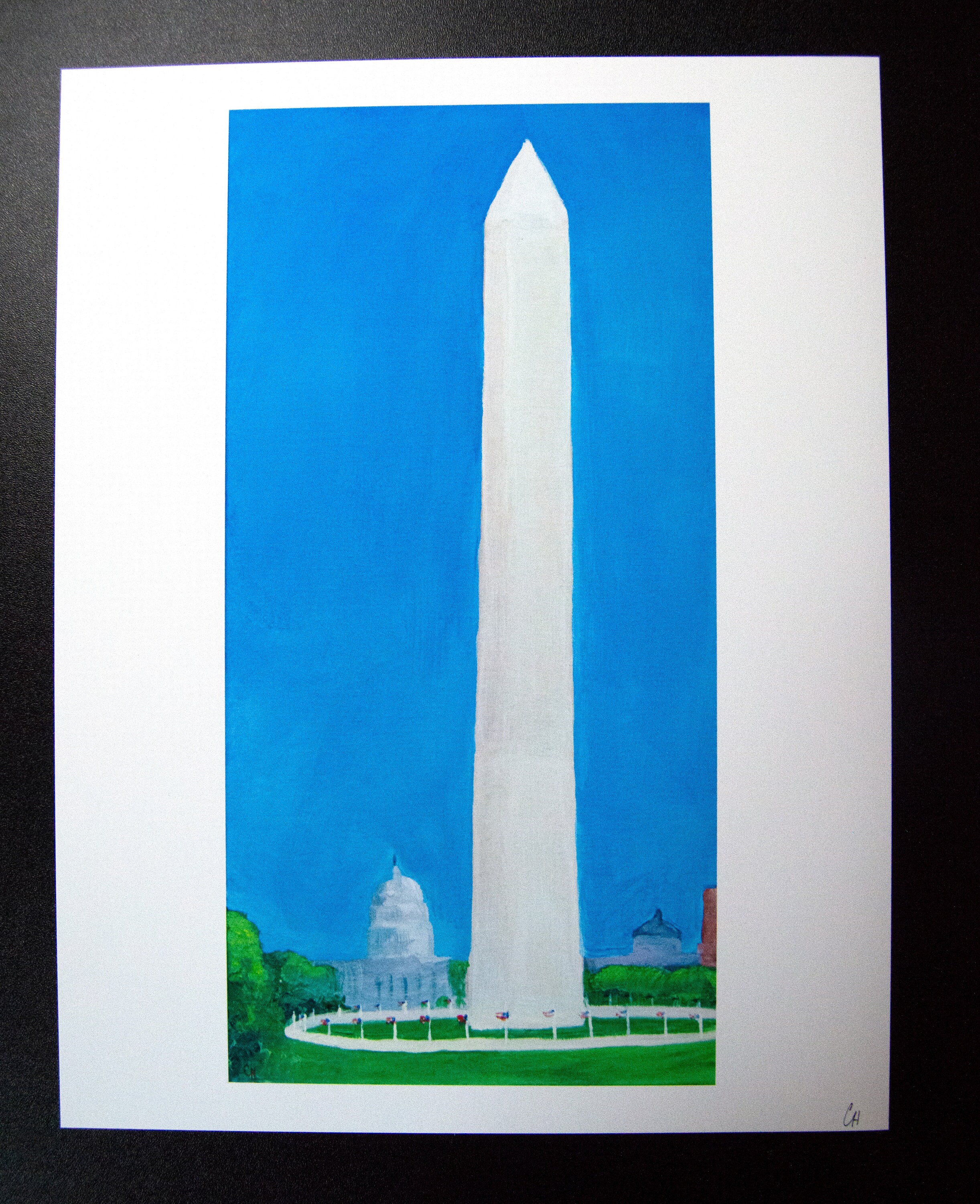 Washington Monument Art Print 8.5" X 11" - Etsy