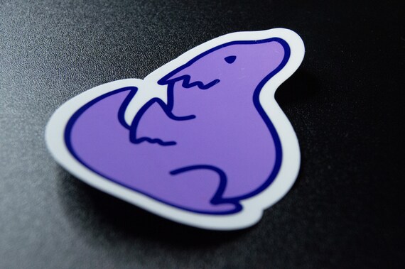 Purple Baby Dragon Sticker | Etsy