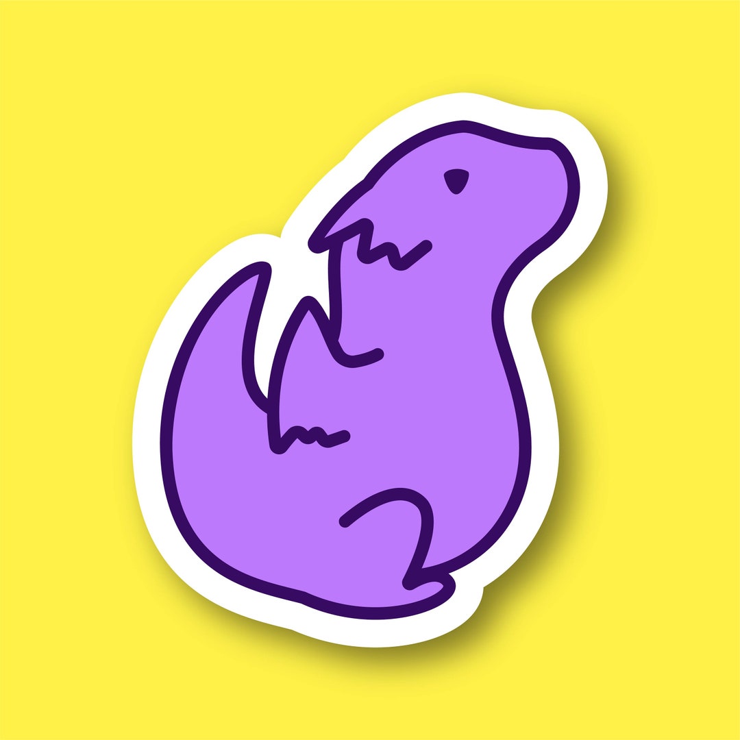 Purple Baby Dragon Sticker - Etsy