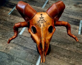 Leather Pagan Mask - Etsy