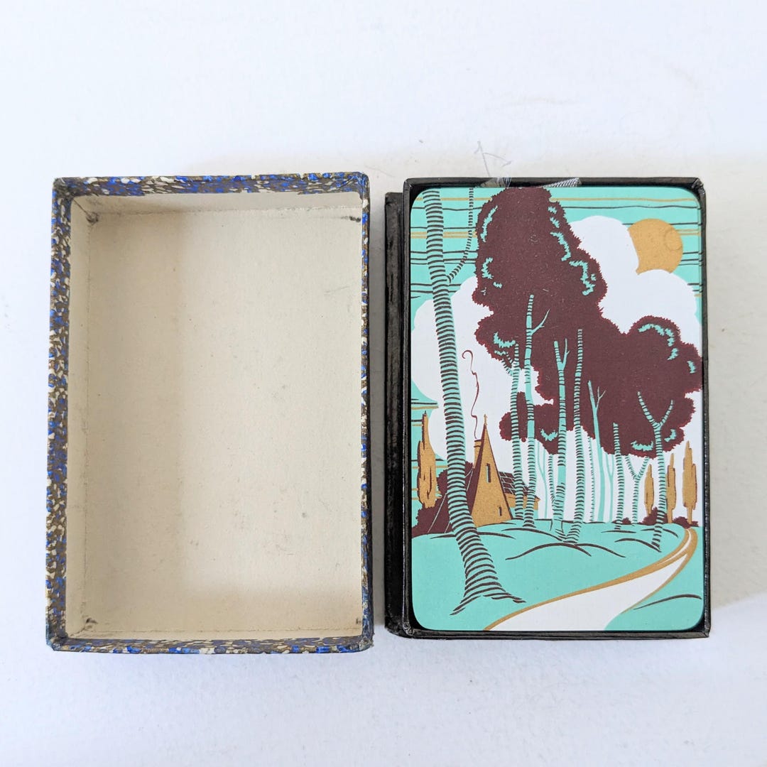 Vintage Waddington's Playing Card Deck - Etsy