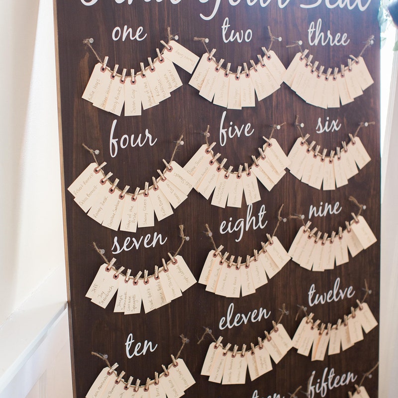 Seating Tag - Etsy