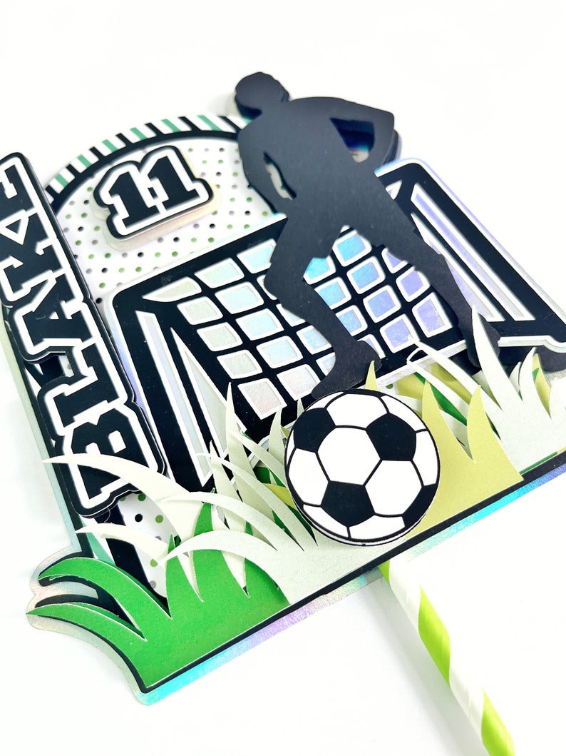 Soccer Cake Topper, Soccer Party, Football Birthday, Football Party ...