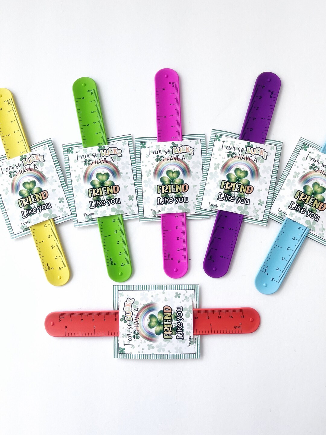 St Patrick's Day Slap Bracelets With Tags, St Patrick's School Gifts ...