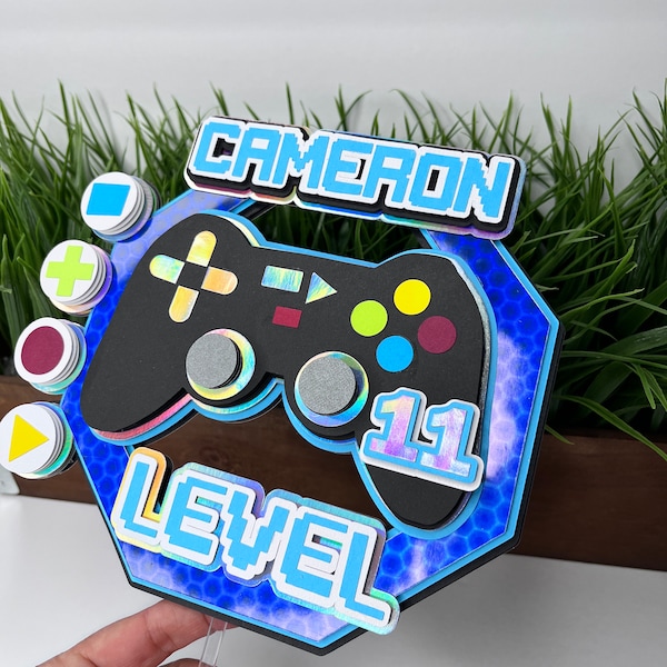 Video Game Wedding Cake Topper - Etsy