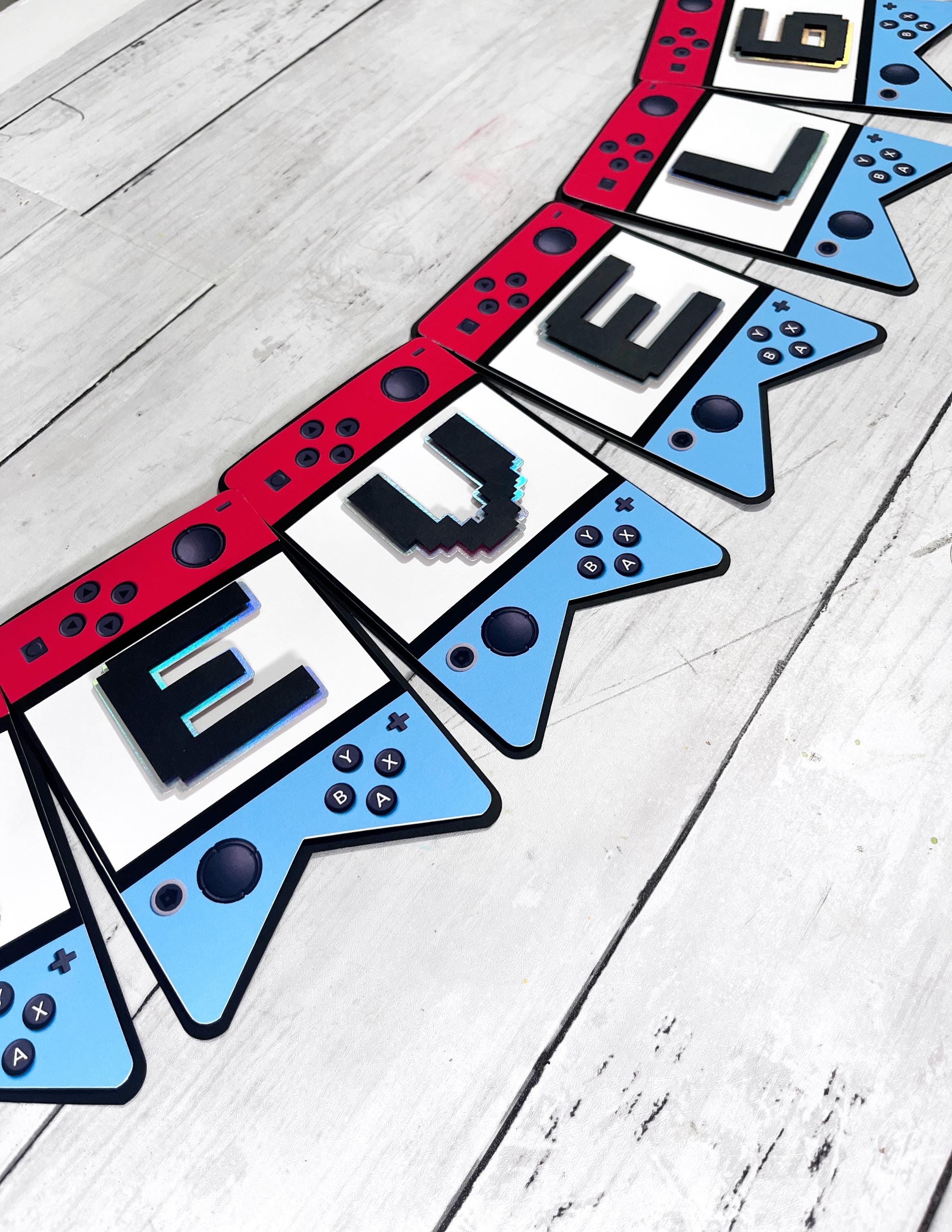 Switch Party Banner, Video Games Theme, Switch Birthday, Switch Party ...