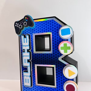 Gamer 3D Letters, Gamer Party Decorations, Gamer Birthday Party, Gamer ...