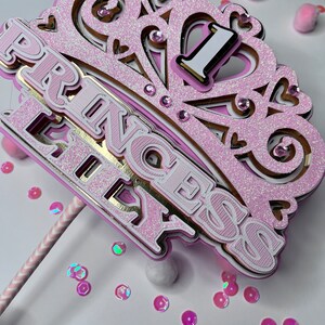 Princess Crown Cake Topper, Princess Party Decorations, Princess Theme ...