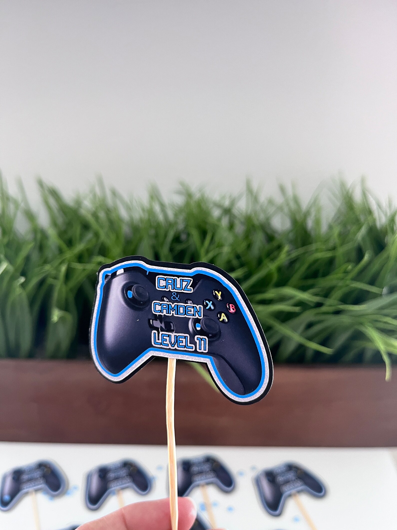Gamer Remote Cupcake Toppers: Video Game Party Decorations 0003 - Etsy