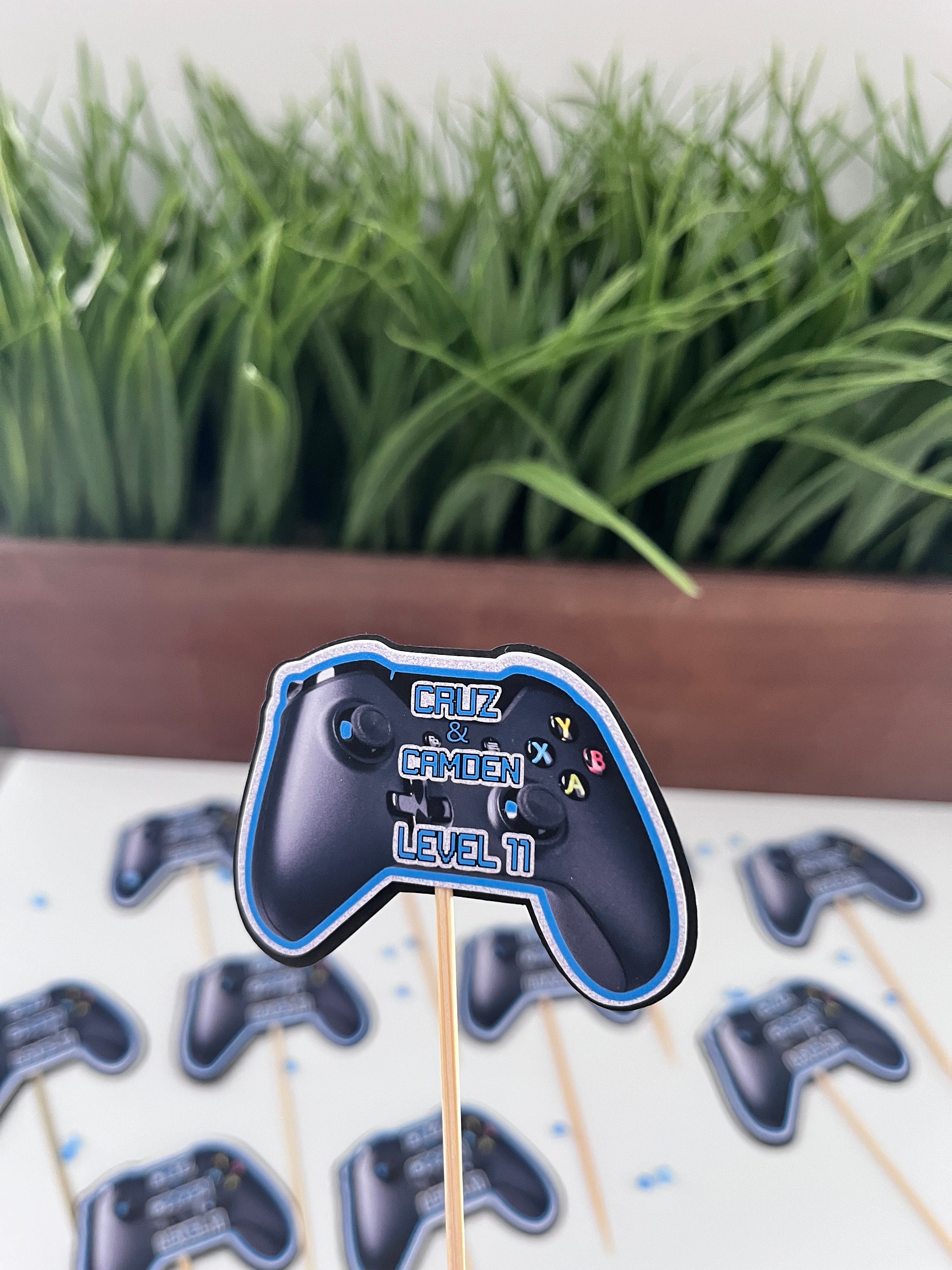 Gamer Remote Cupcake Toppers: Video Game Party Decorations 0003 - Etsy