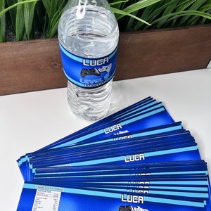 Gamer Water Labels, Gamer Party, Gamer Birthday, Gamer Water Labels ...
