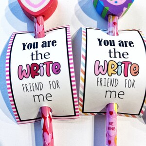 Valentine Pencil Holder, Valentine Favors, Valentine Class Gift ...