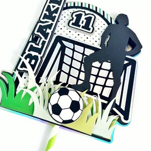 Soccer Cake Topper, Soccer Party, Football Birthday, Football Party ...
