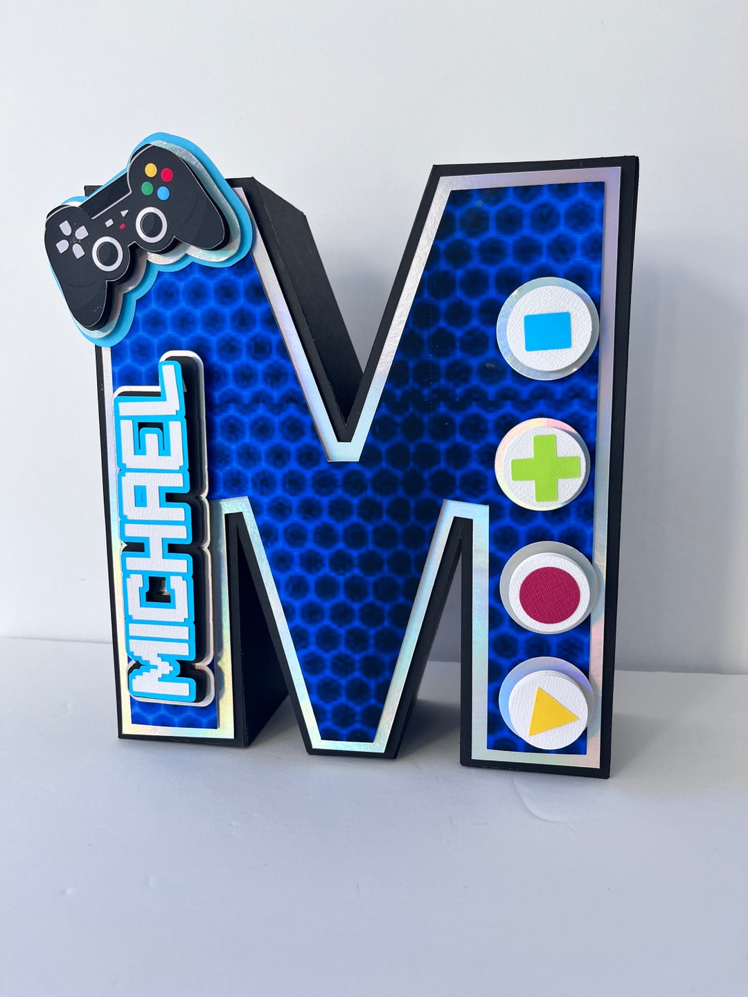 Gamer 3D Letters, Gamer Party Decorations, Gamer Birthday Party, Gamer ...