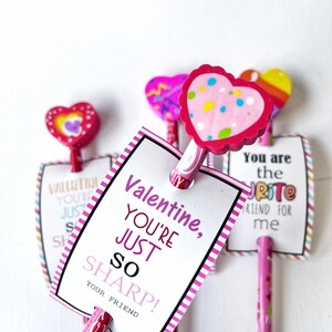 Valentine Pencil Holder, Valentine Favors, Valentine Class Gift ...