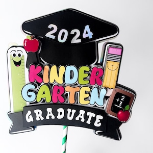 Kindergarten Graduation Cake Topper, Kindergarten Graduation Party ...