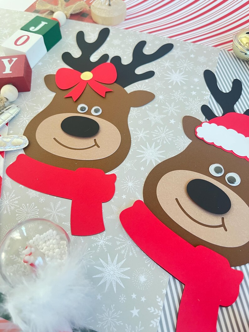 Build Your Own Reindeer Crafts Kit, Kids Christmas Favors, Holiday ...