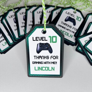 Video Games Favor Tags, Gamer Party Favors, Gamer Birthday, Gamer ...