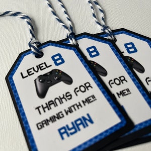 Video Games Favor Tags, Gamer Party Favors, Gamer Birthday, Gamer Gift ...