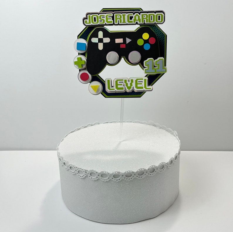 Gamer Birthday Gamer Cake Topper Video Games Cake Topper - Etsy