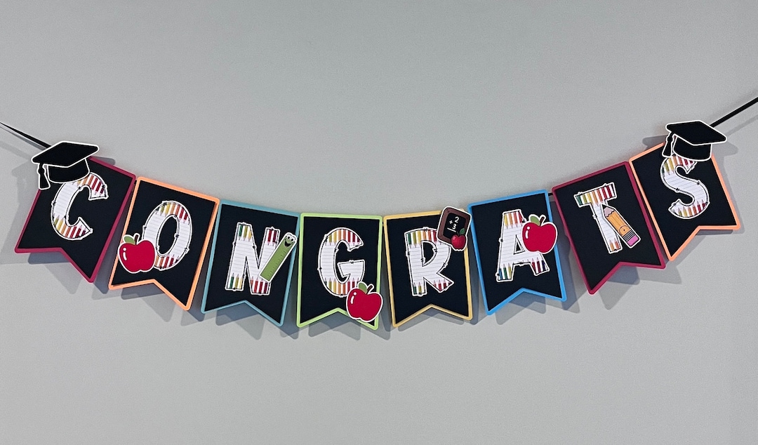 Pre Kindergarten Graduation Banner, Preschool Graduation Party Decor ...