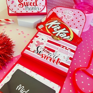 Teacher Valentine’s Day Chocolate Gift Box With Gift Card Holder ...