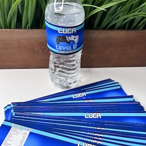 Gamer Water Labels, Gamer Party, Gamer Birthday, Gamer Water Labels ...