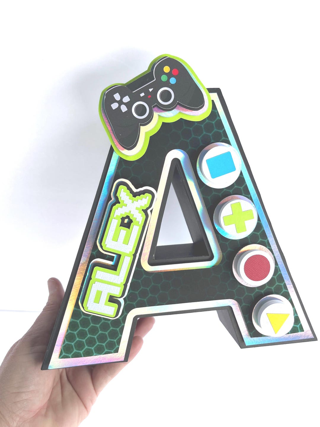 Gamer 3D Letters, Gamer Party Decorations, Gamer Birthday Party, Gamer ...