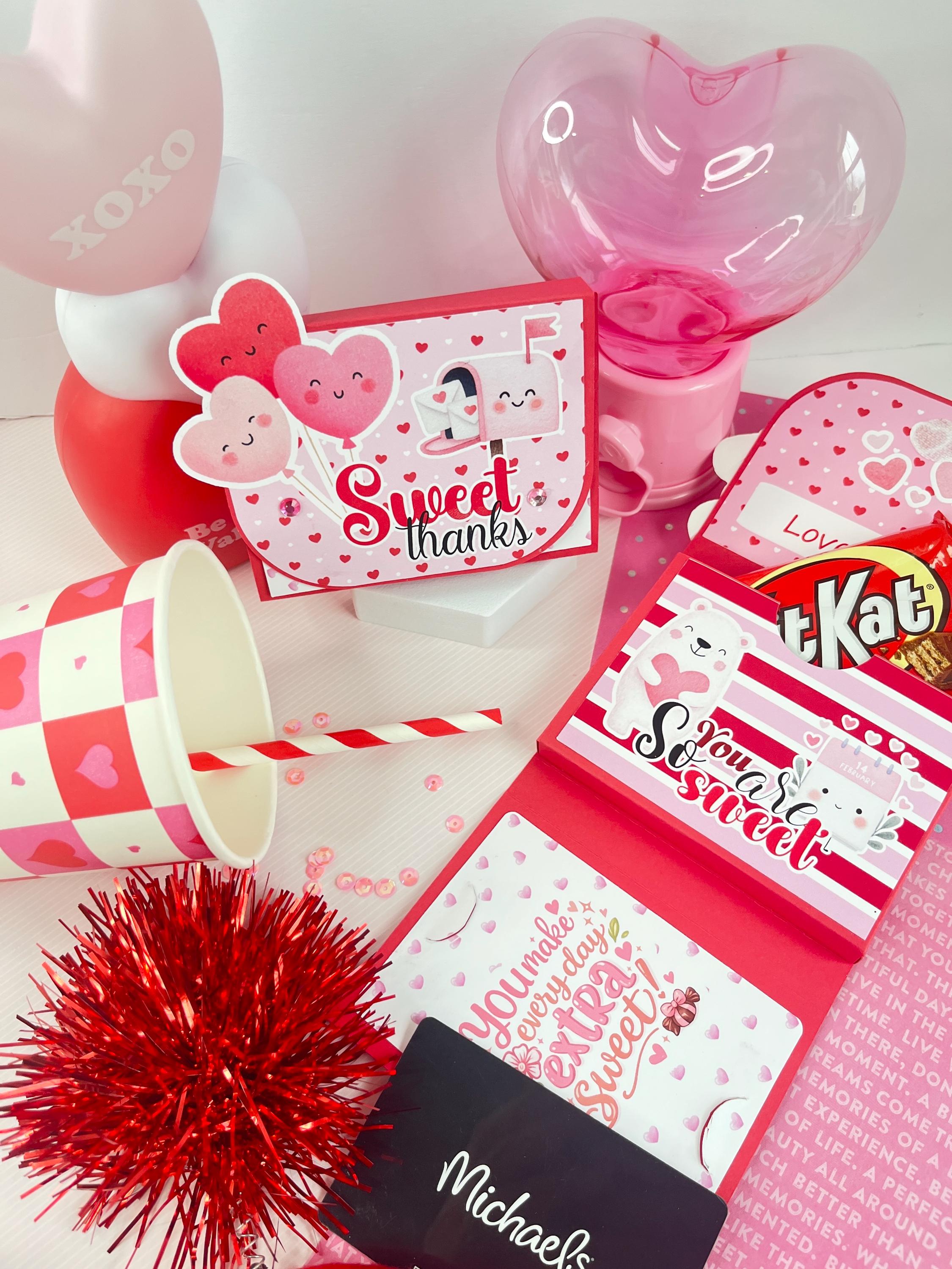 Teacher Valentine’s Day Chocolate Gift Box With Gift Card Holder ...