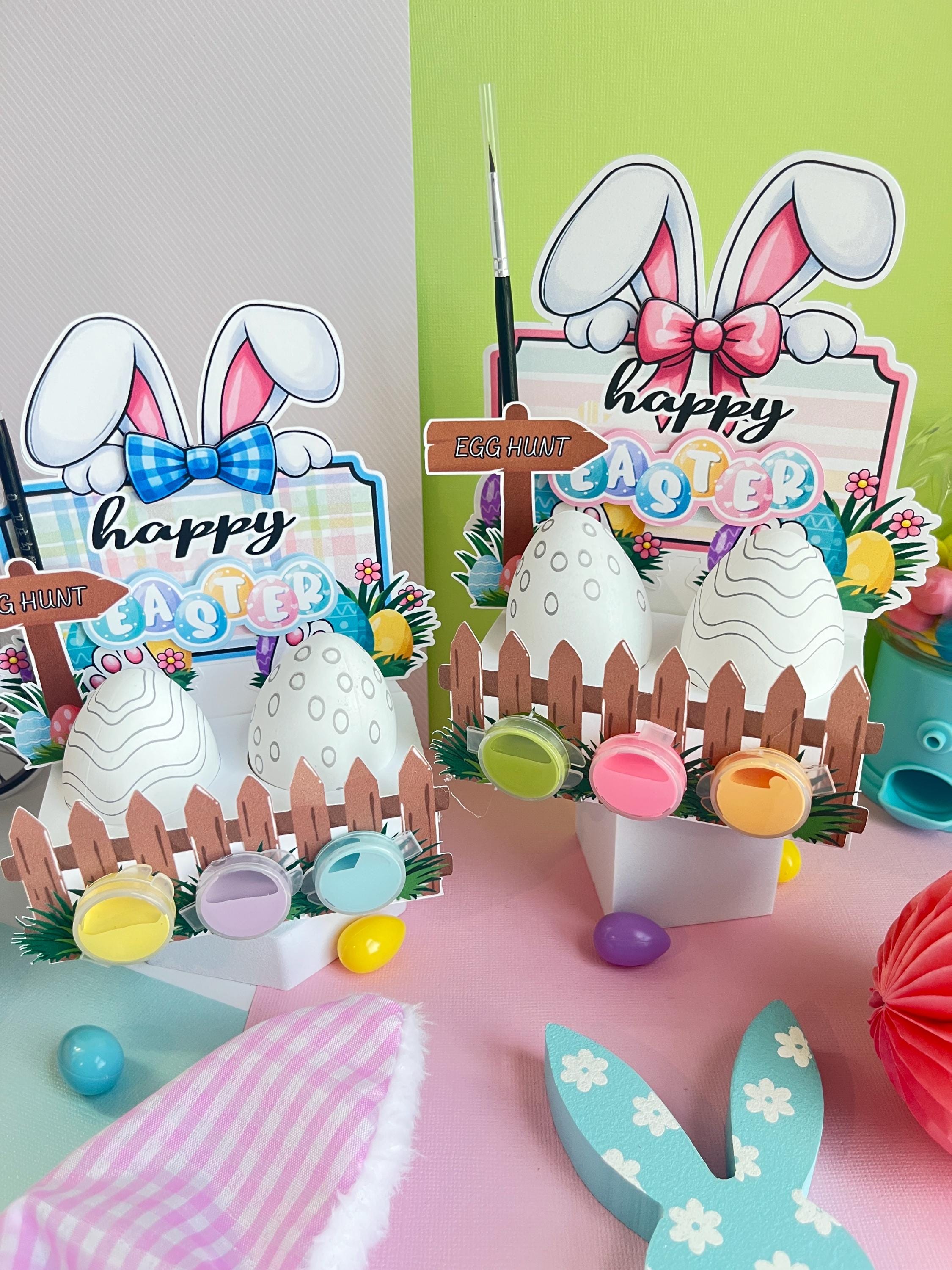 Easter Craft Kit, Easter Egg Painting Kit for Kids, Easter Egg Hunt ...