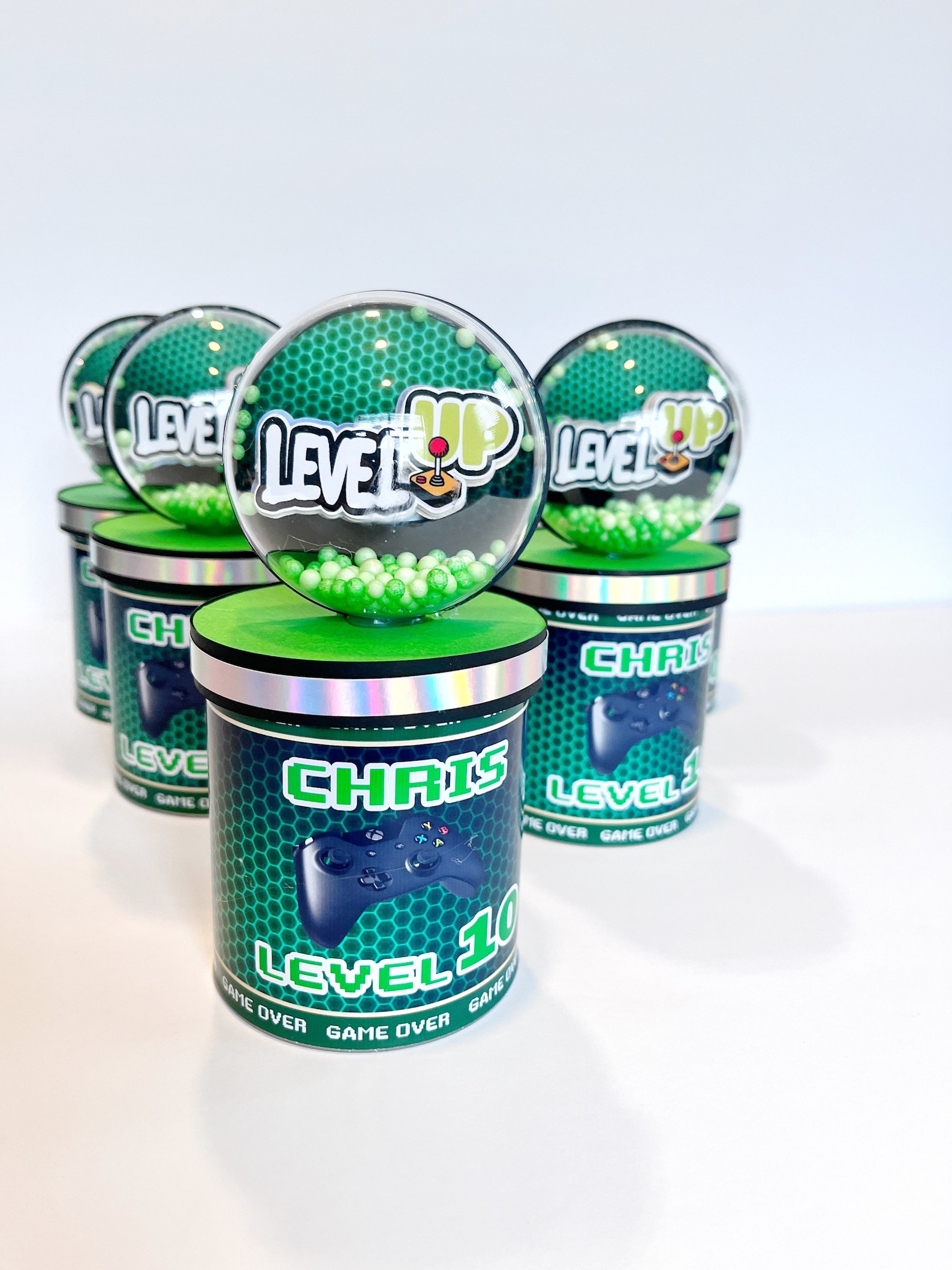 Gamer Chips Can, Gamer Party Favors, Video Games Birthday Party, Video ...