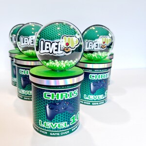 Gamer Chips Can, Gamer Party Favors, Video Games Birthday Party, Video ...