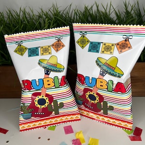 Fiesta Chip Bags, Fiesta Party Favors, Fiesta Birthday, Mexican Party ...