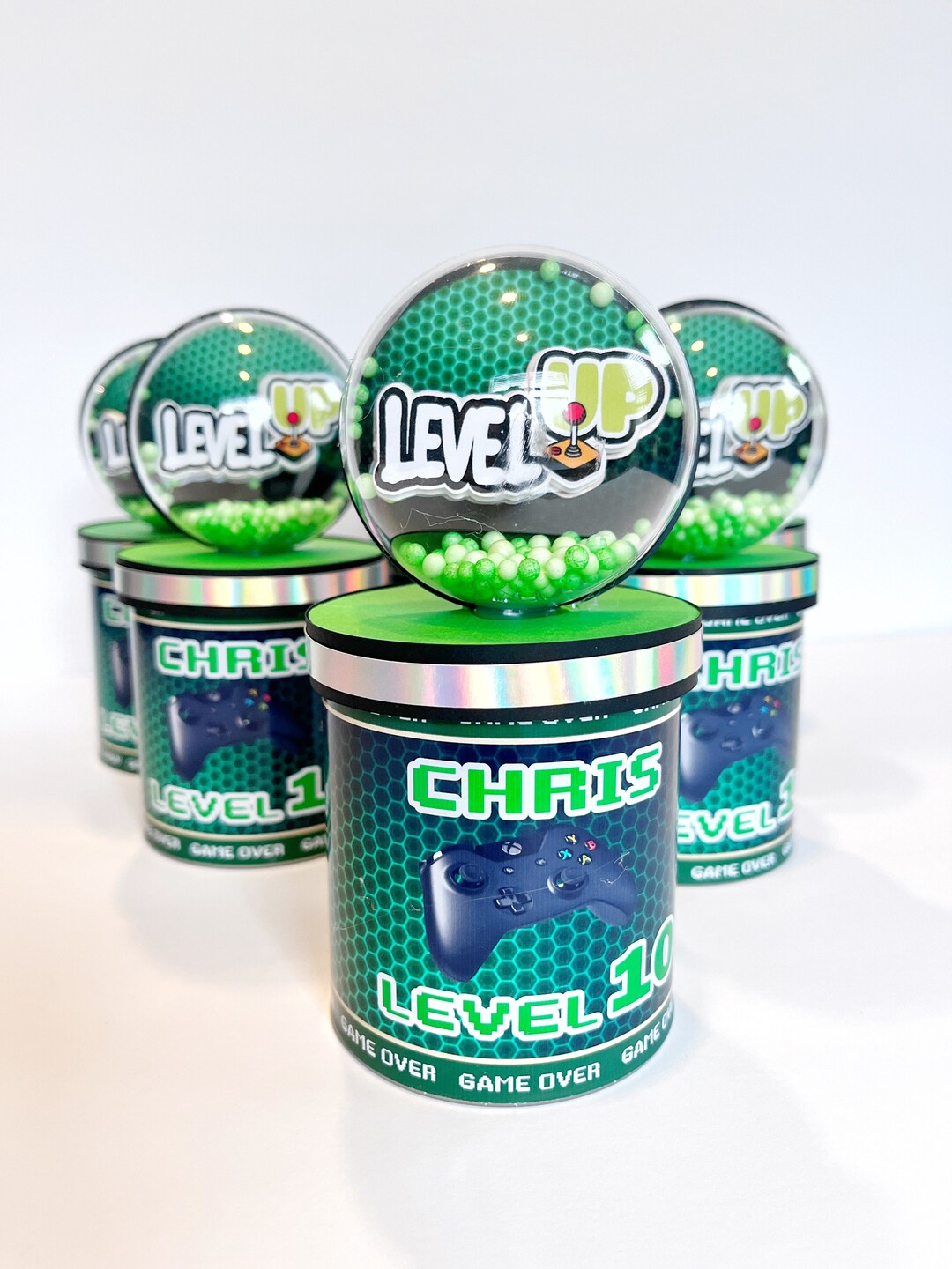 Gamer Chips Can, Gamer Party Favors, Video Games Birthday Party, Video ...