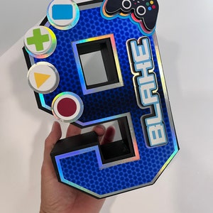 Gamer 3D Letters, Gamer Party Decorations, Gamer Birthday Party, Gamer ...