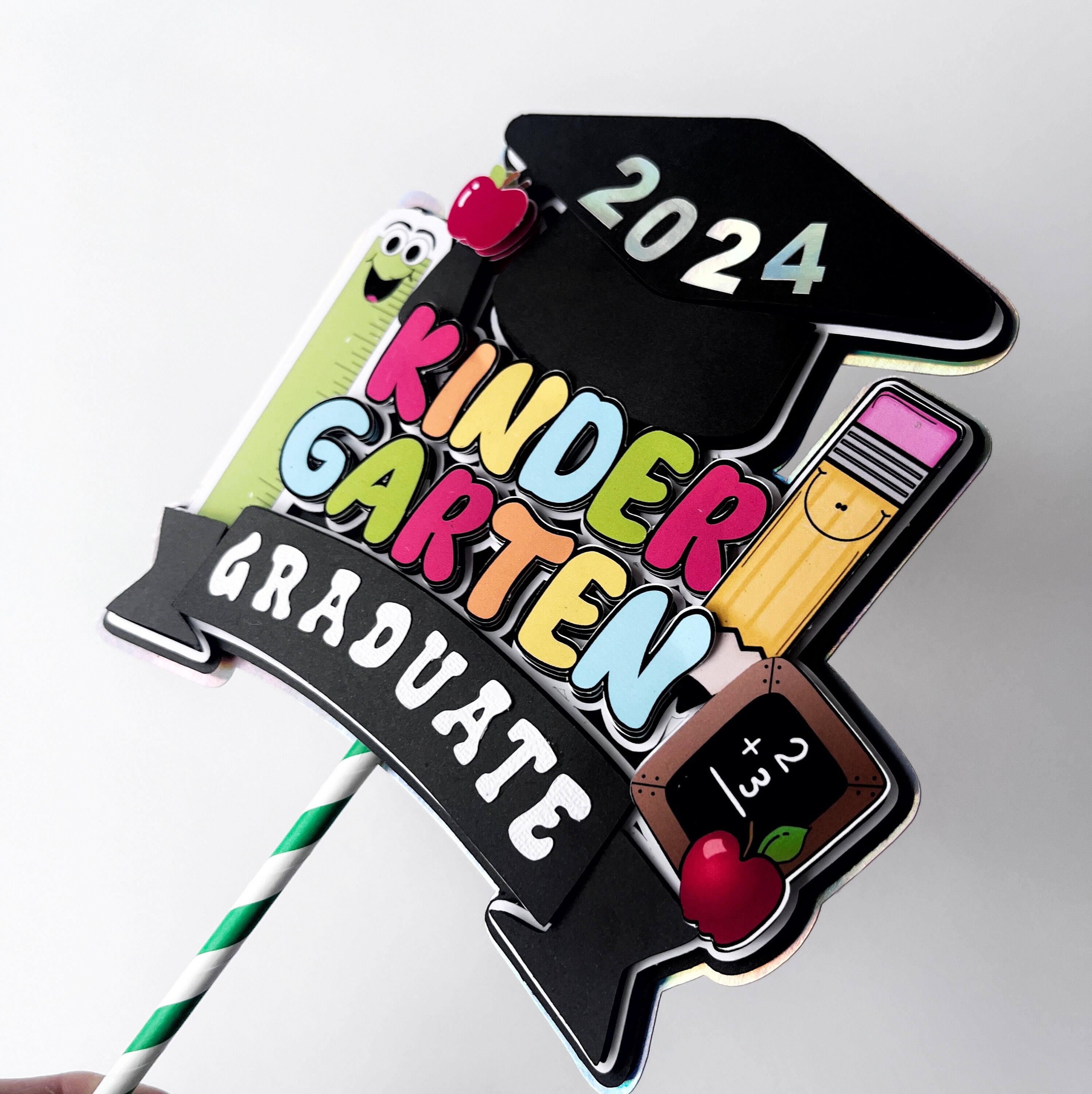Kindergarten Graduation Cake Topper, Kindergarten Graduation Party ...