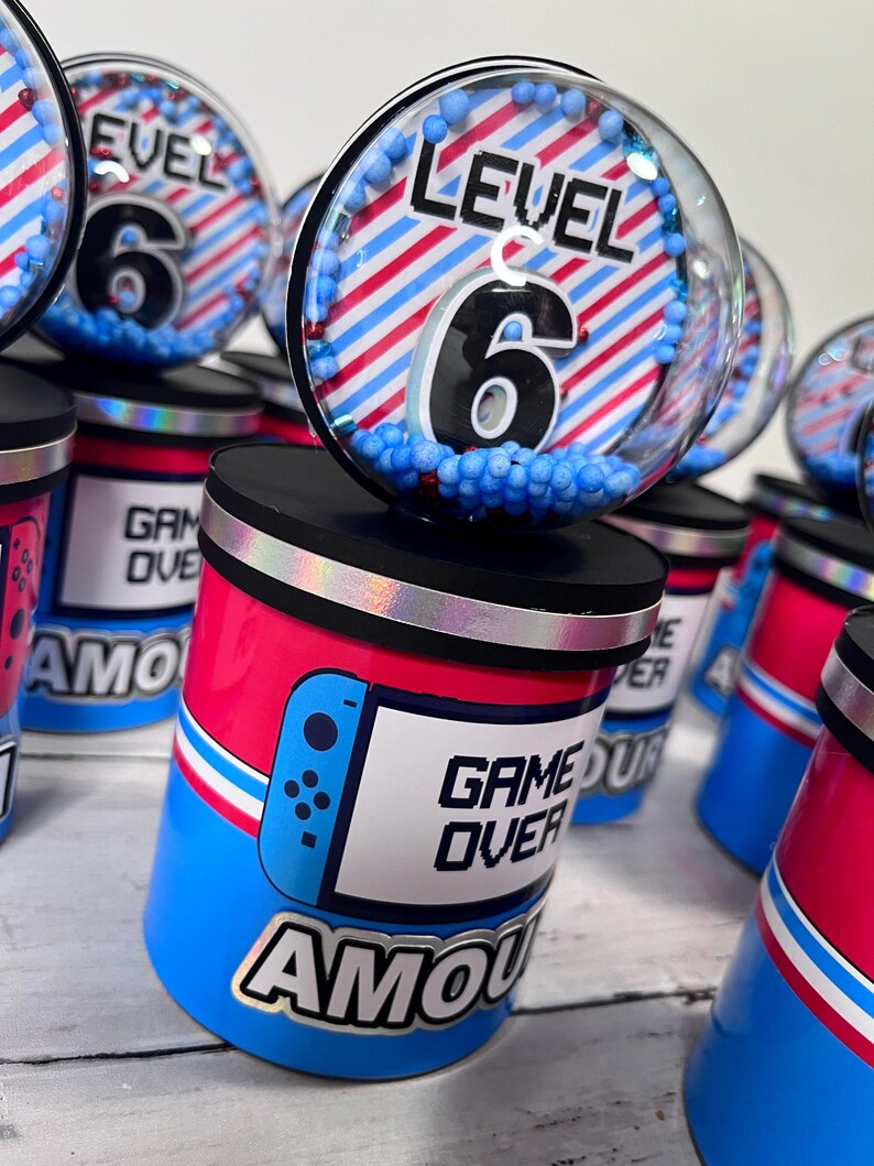 Gamer Chips Can, Gamer Party Favors, Video Games Birthday Party, Video ...