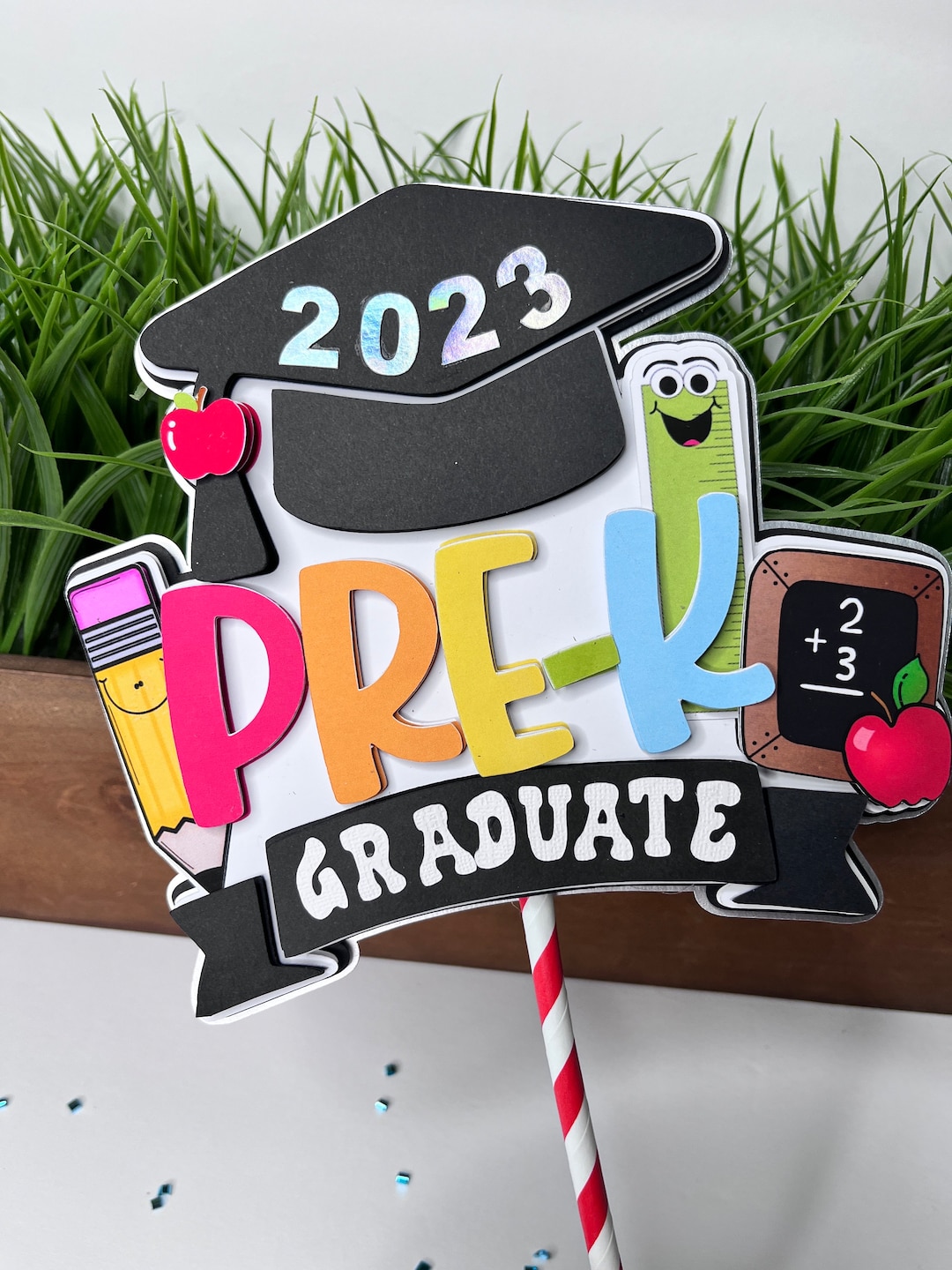 Pre Kindergarten Graduation Cake Topper, Kindergarten Graduation Party ...