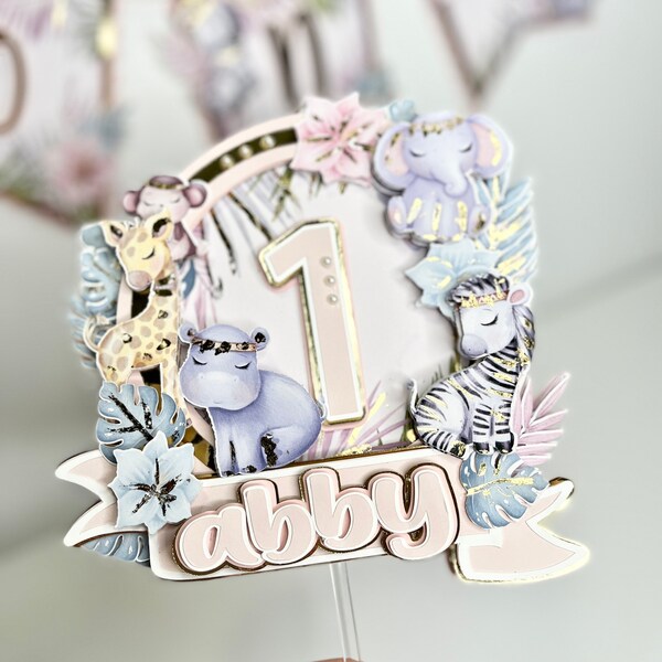 Safari Cake Topper - Etsy