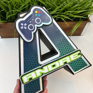 Gamer 3D Letters, Gamer Party Decorations, Gamer Birthday Party, Gamer ...