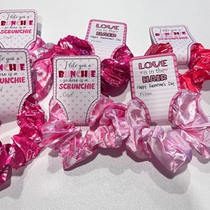 Valentine Scrunchies Set - Perfect Classroom Valentines, Party Favors ...