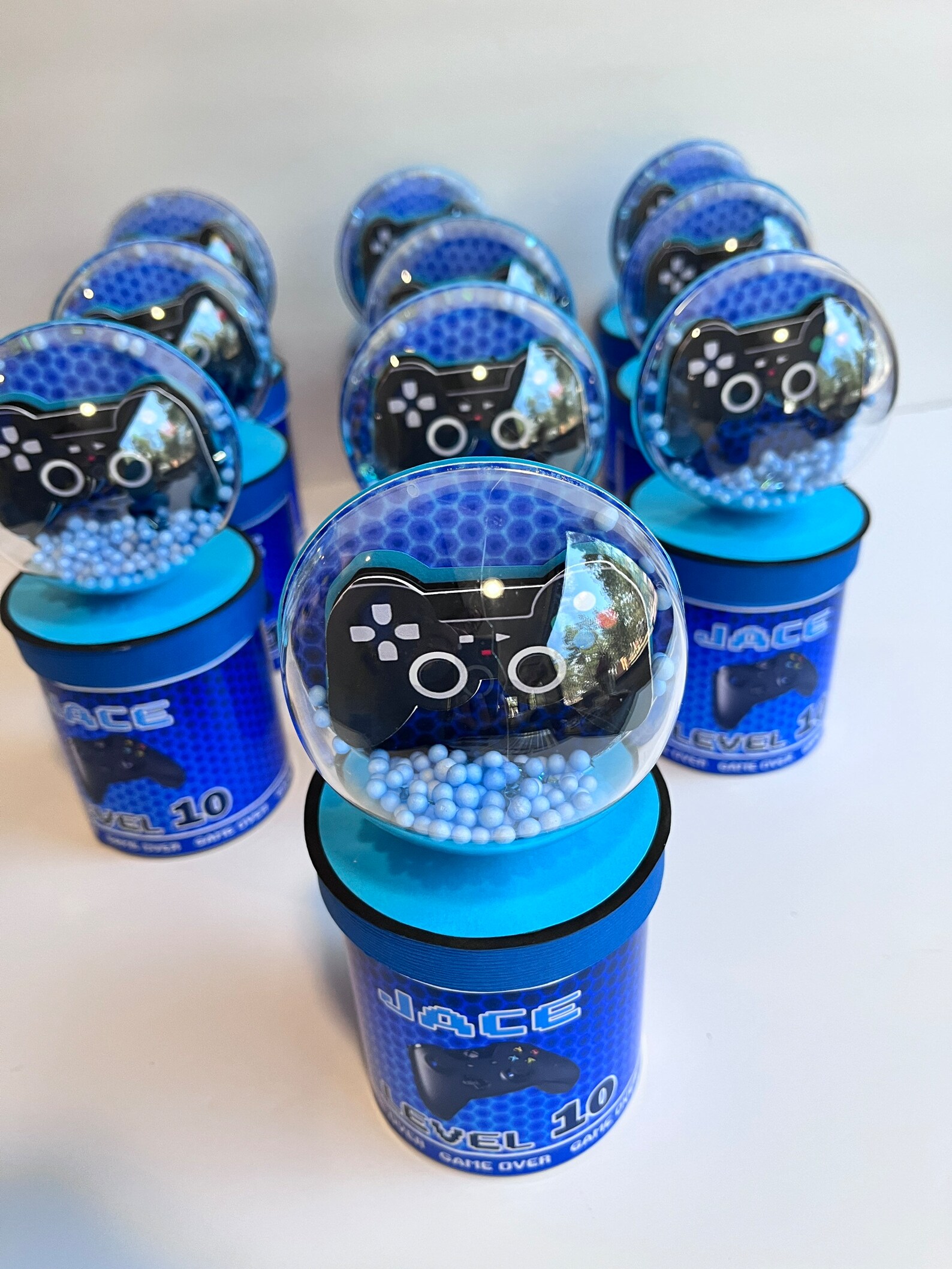 Gamer Chip Cans, Video Games Party, Gamer Birthday Favors, Party Games ...