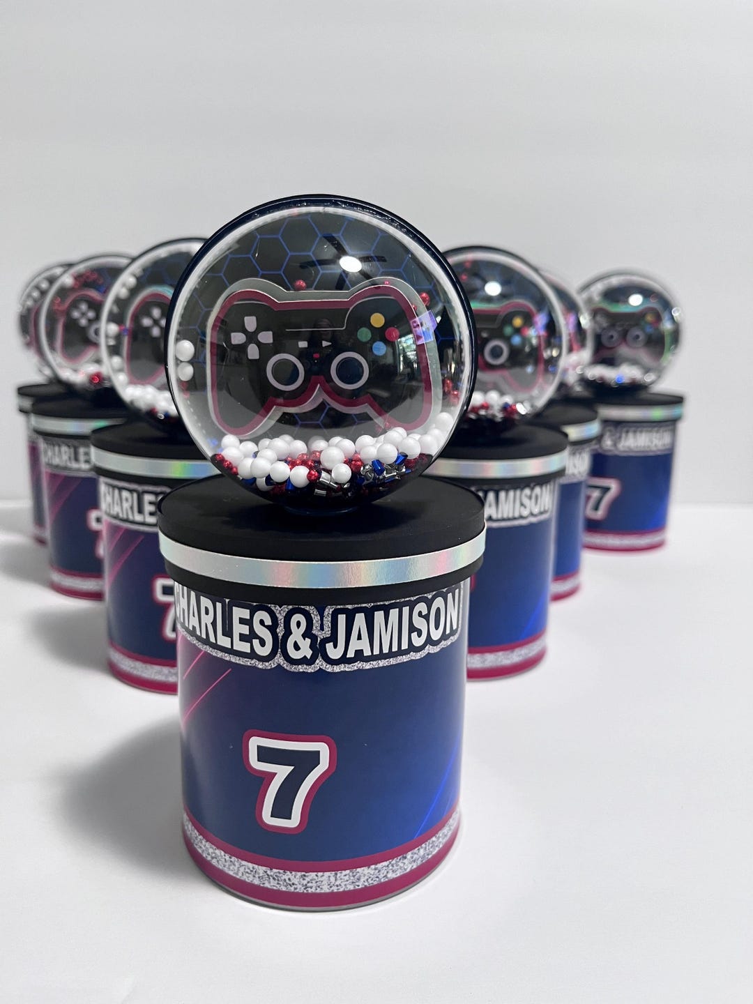 Gamer Chips Can, Gamer Party Favors, Video Games Birthday Party, Video ...