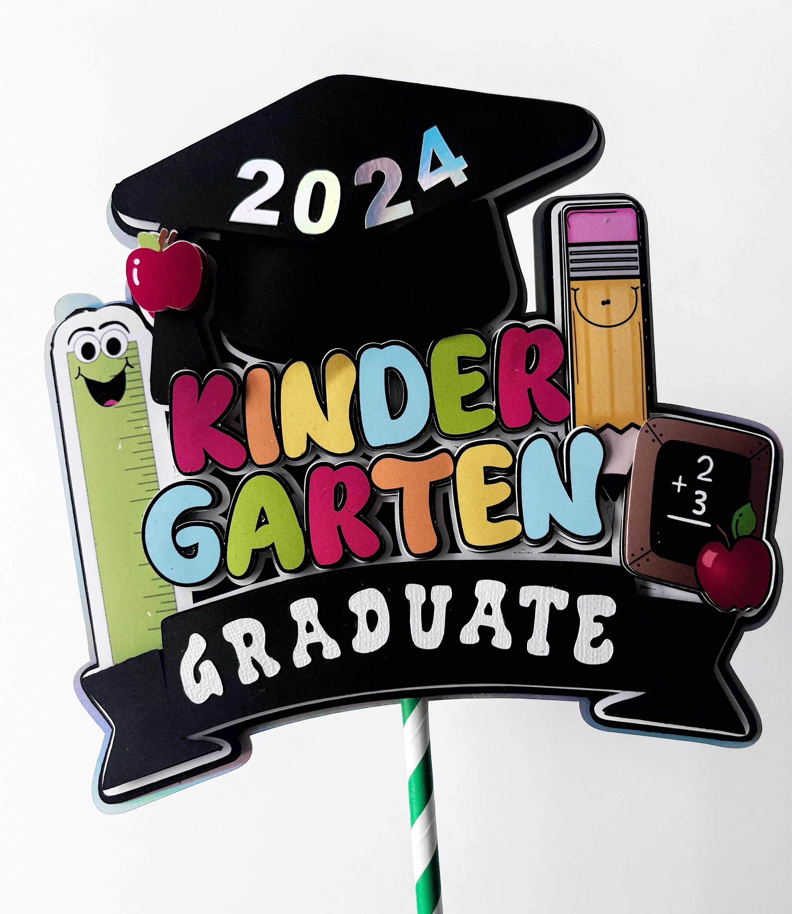 Kindergarten Graduation Cake Topper, Kindergarten Graduation Party ...