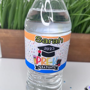 Kindergarten Water Bottle Labels, Prek Water Bottle Labels ...