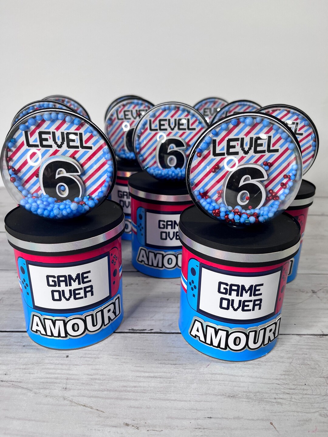 Gamer Chips Can, Gamer Party Favors, Video Games Birthday Party, Video ...