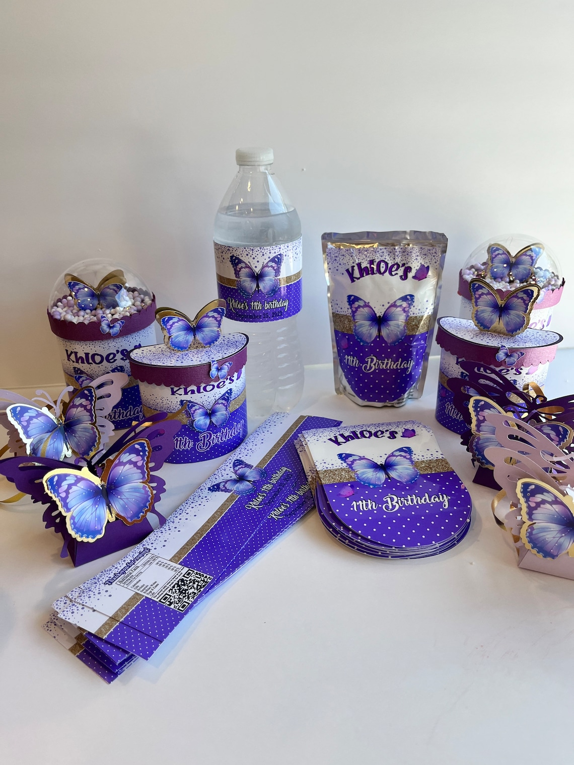 Butterfly Custom Pringles Pringles Party Favors Butterfly - Etsy